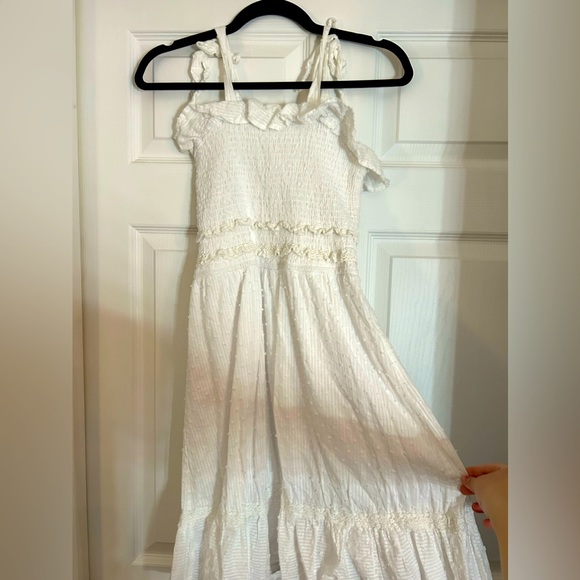 Jessica Simpson | Dresses | Jessica Simpson Swiss Dot White Cotton ...